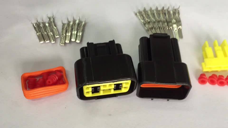 Conector Eléctrico Macho Y Hembra De 8 Pines - Buy Eléctrica Macho Y ...