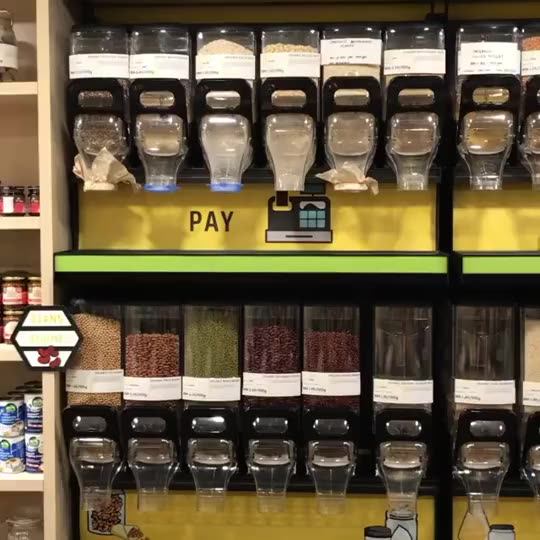 Candy Store Bulk Nuts Candy Grain Shelves Dry Cereal Spice Food Rack ...