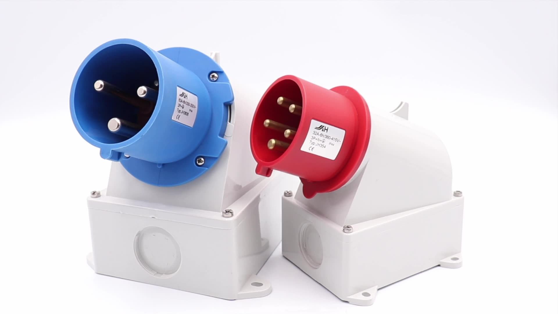 Factory 32a 4p Ip44 Floor Socket Pc 400v European Outdoor Socket Female ...