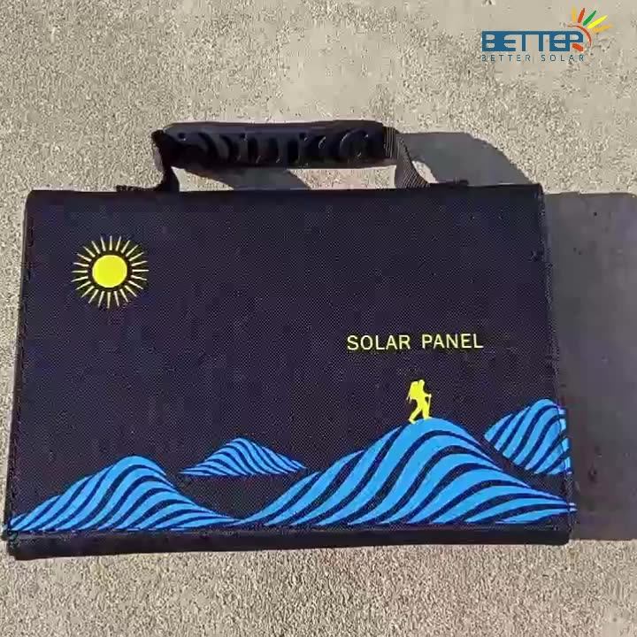 High Efficiency 10w To 200w Portable Folding Solar Panel Etfe Folded ...