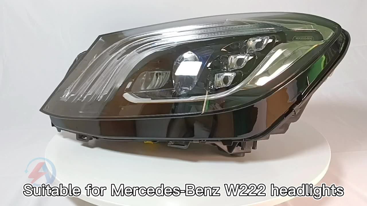 2018year W222 Headlights And Tail Light Fit For S-class W222 Upgrade To ...