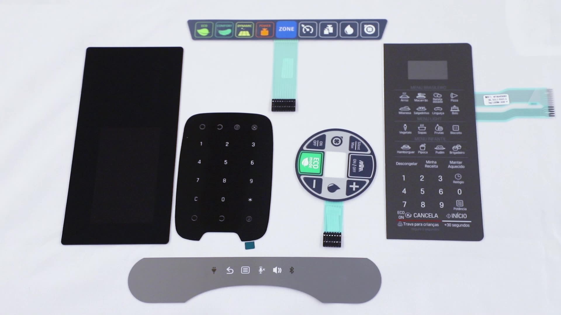 Metal Dome Matrix Membrane Keypad Tactile Membrane Keyboard - Buy ...