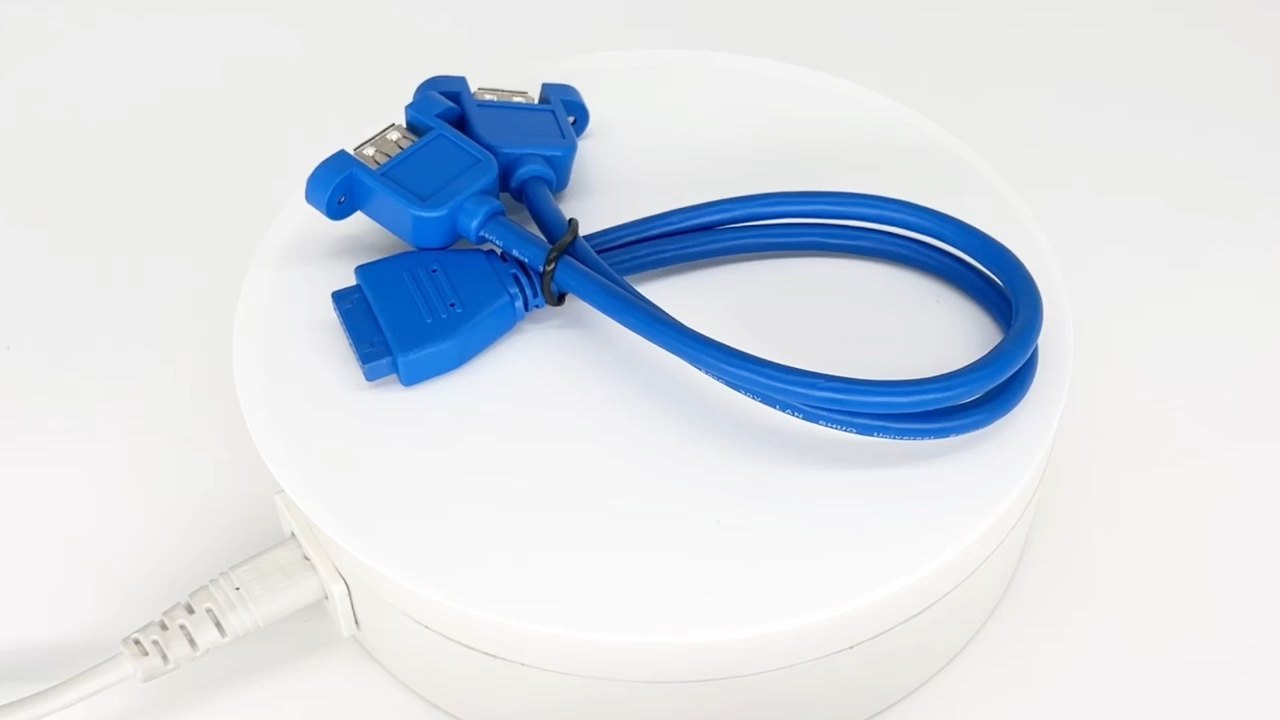 Computer Motherboard Usb Data Cords Ide 20 Pin To Usb 3.0 Panel Mount ...