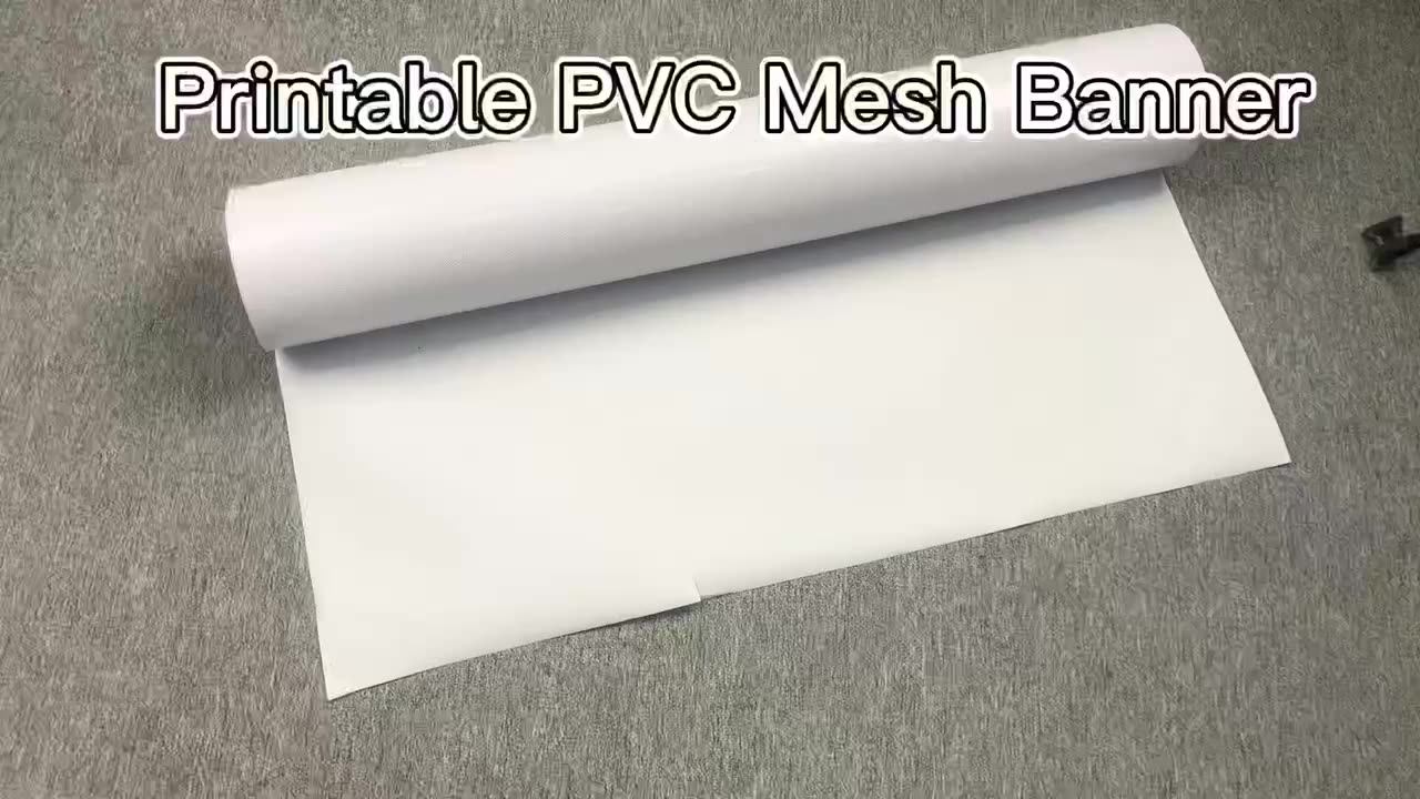 Inkjet Digital Printing Pvc Mesh Flex Banner Eco Solvent Printable Self ...