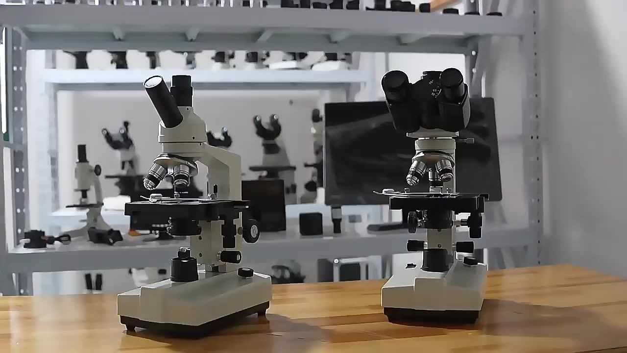 Lab Equipment Digital Microscope 40x-1000x Zoom Binocular Optical ...