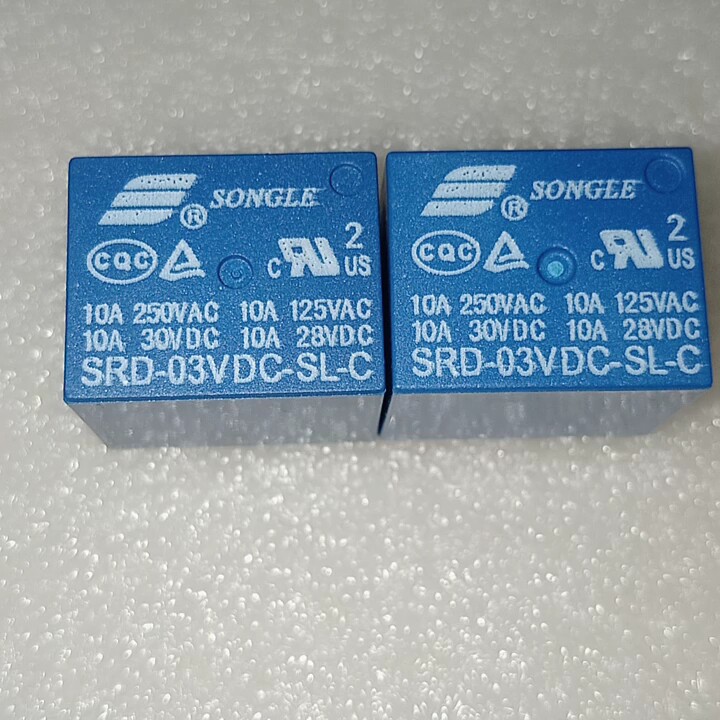High Quality Relay 10a 250vac 5pin Srd-05vdc-sl-c - Buy Low Voltage ...