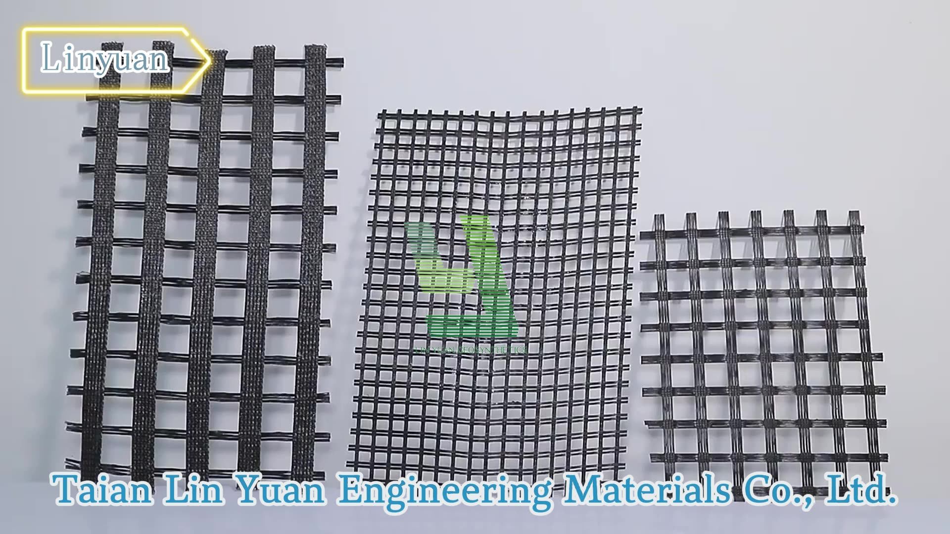 Soil Stabilization Grid Pvc Polyester Geogrid By China - Buy Geogrid ...