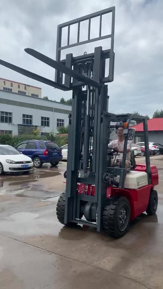 Mini 3t Telescopic Forklift Diesel Small Hand Manual Forklift Rough ...