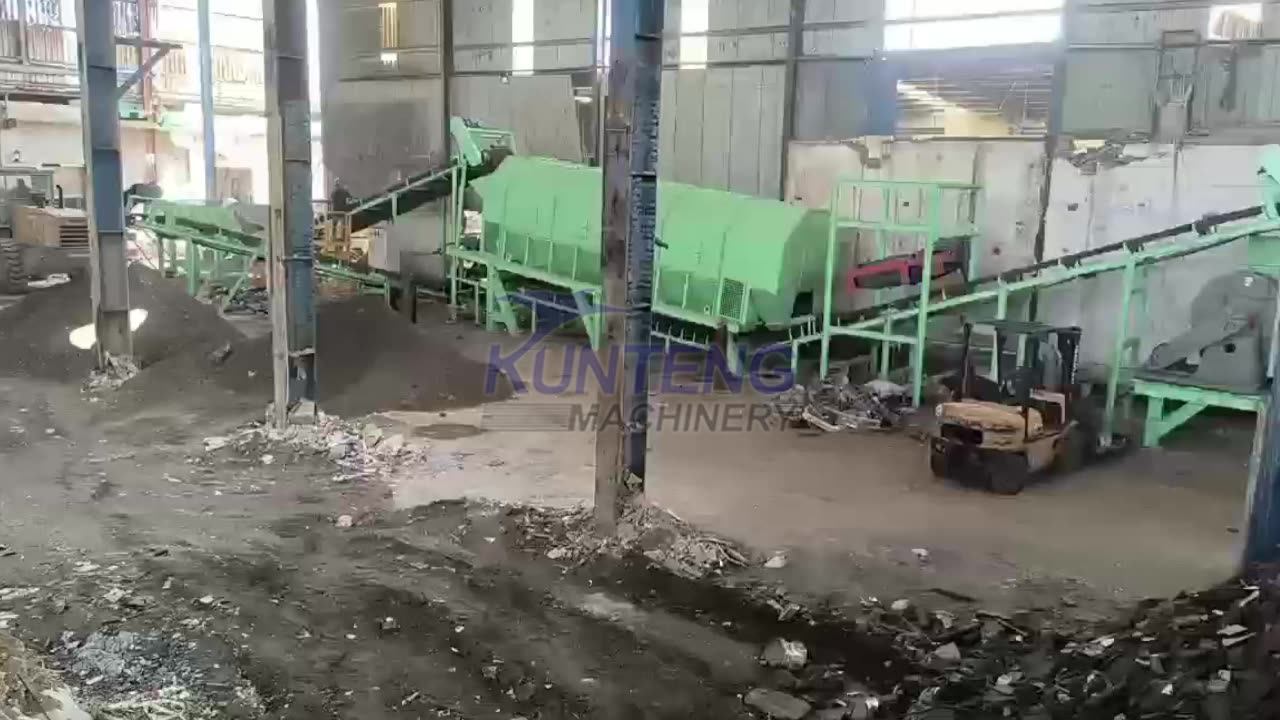 Underground Municipal Solid Waste Management Separating Machinery City Garbage Plastic Sorting ...