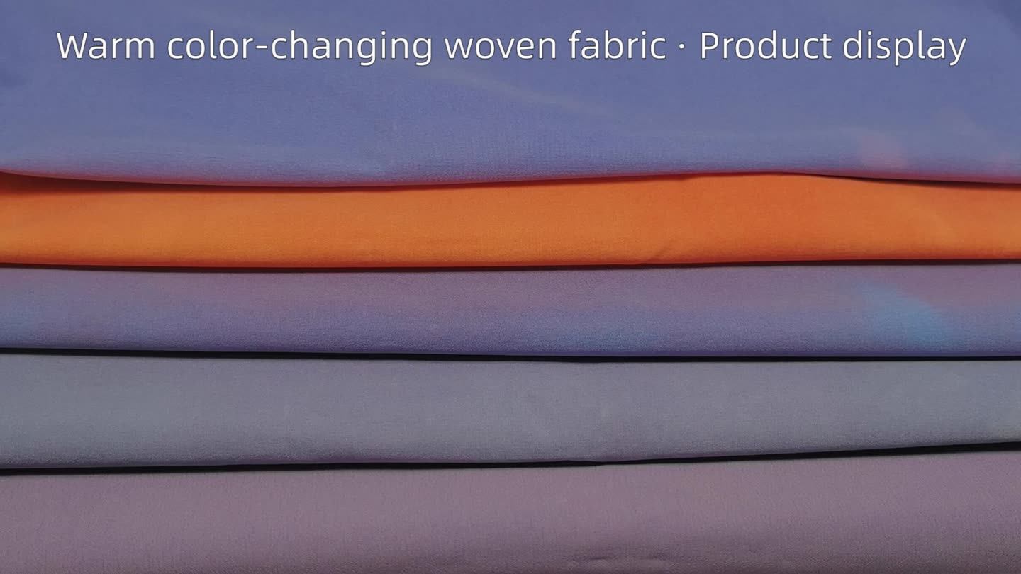 Temperature Sensitive Heat Color Changing Fabric Water Thermochromic ...