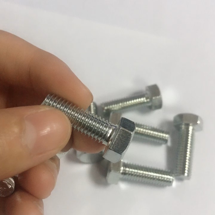 Din933 Full Thread 304 Stainless Steel 1 4 5 8 5 16 Unc Hexagon