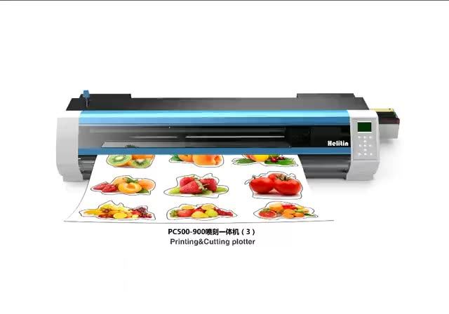 Double Head Print And Cut Plotter 3080mm 10' A3 1.3m 1.6m 1.8m Large ...