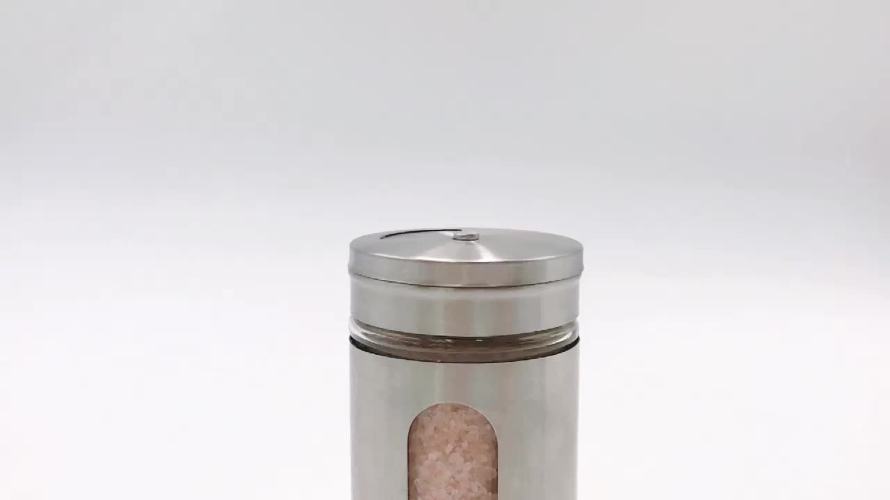 Stainless Steel Spice Jar/dredge Salt Sugar Spice Pepper Shaker Can ...
