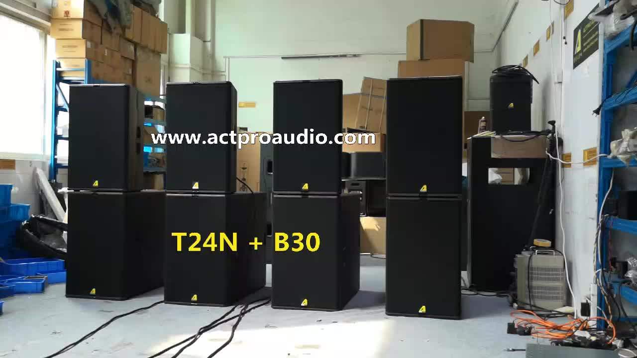 T24n T24 T20 Outdoor Line Array Speaker 2 Way Dual 12 Inch Full Range ...