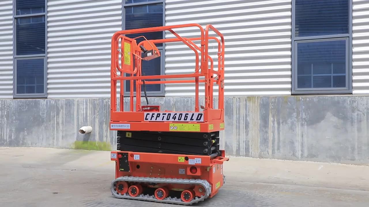 Hydraulic Work Platforms Self Propelled Electric Hydraulic Tracked ...