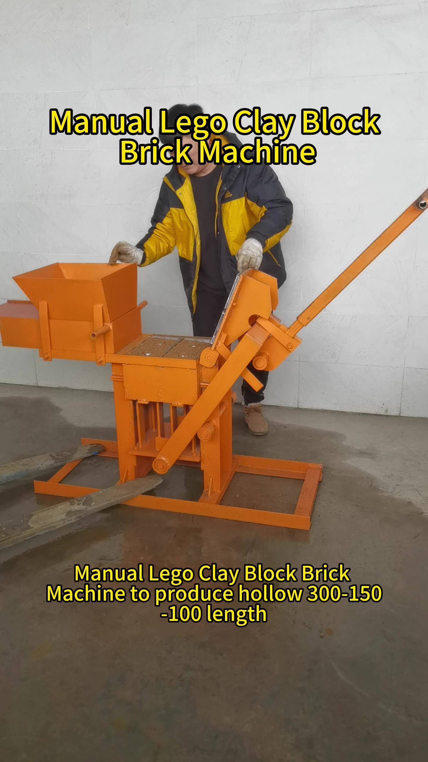 Qmr2-40 Manual Clay Soil Mud Earth Interlocking Brick Making Machine - Buy Manual Clay Brick ...