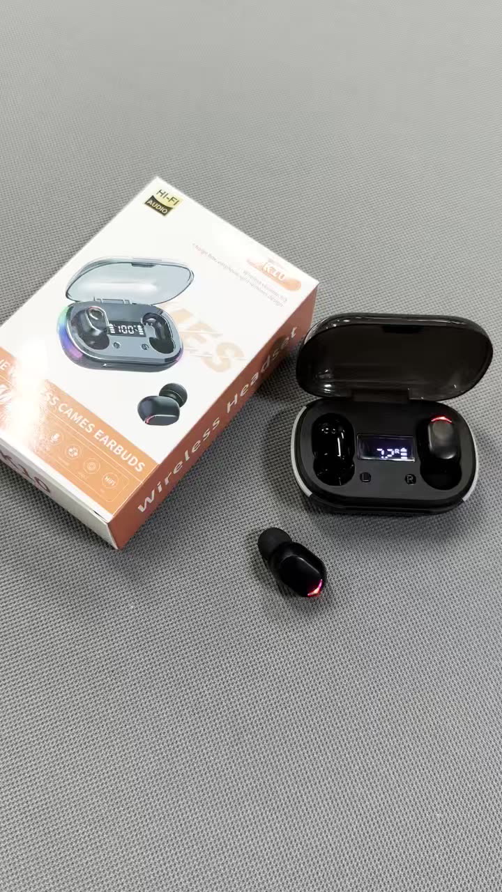 K10 Tws Wireless Headphones Earphones Bt Stereo Touch Control Noise Reduction Waterproof Earbuds ...
