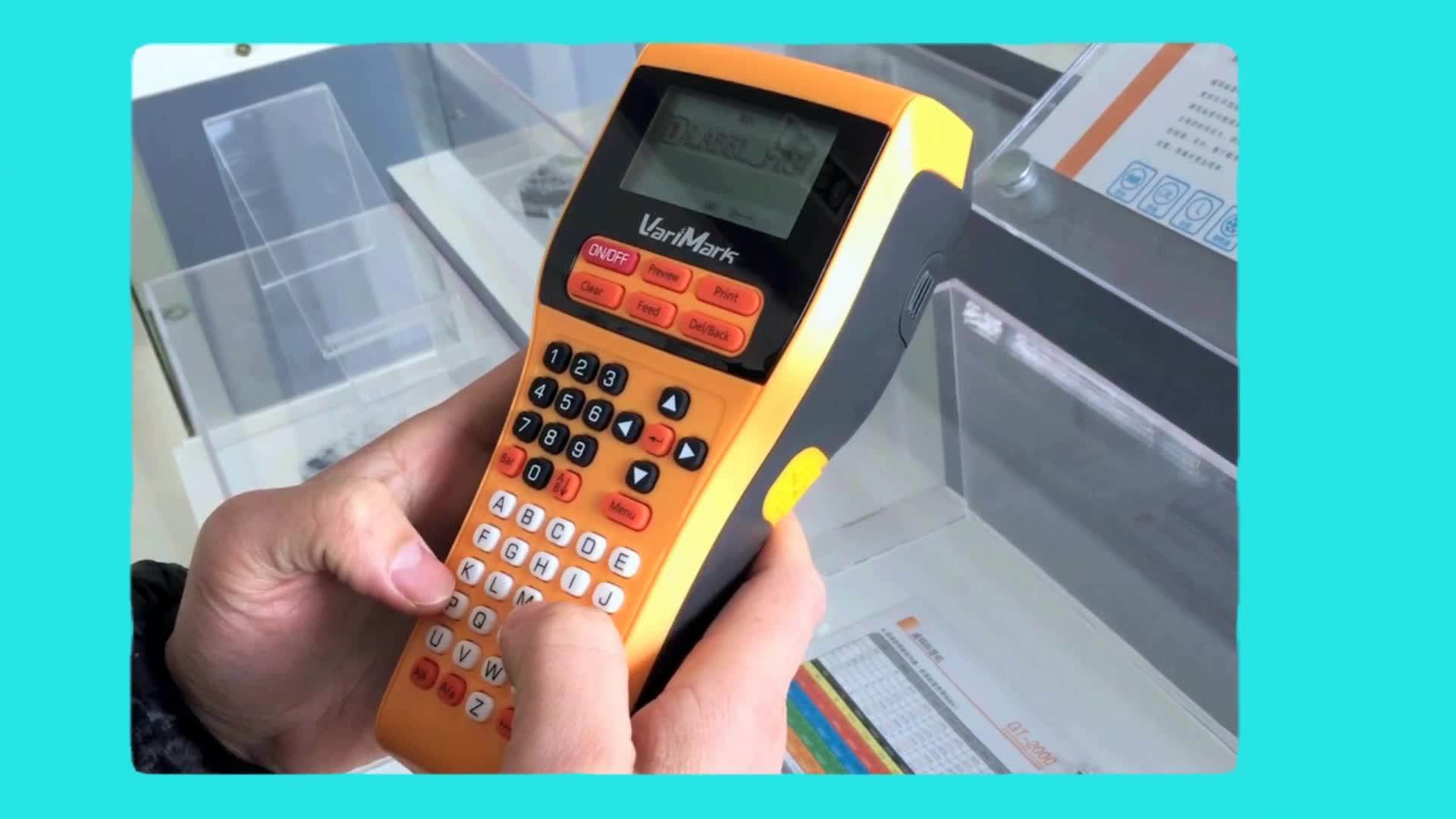 Handheld Nylon Cloth Terminal Block Label Printer - Buy Nylon Label ...