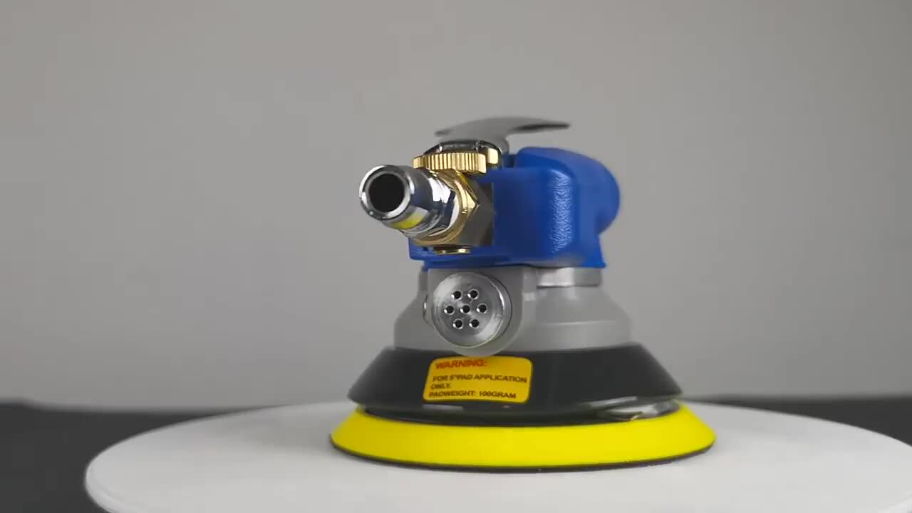6 Inch Round Dust Absorption Air Sander Pneumatic Polisher Grinder Sand ...