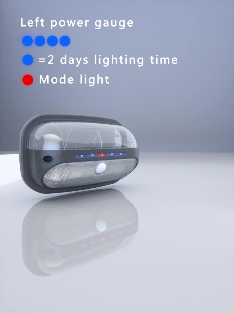 Fancy Wall Light Magnetic Solar Light With 3 Lighting Mode - Buy ...