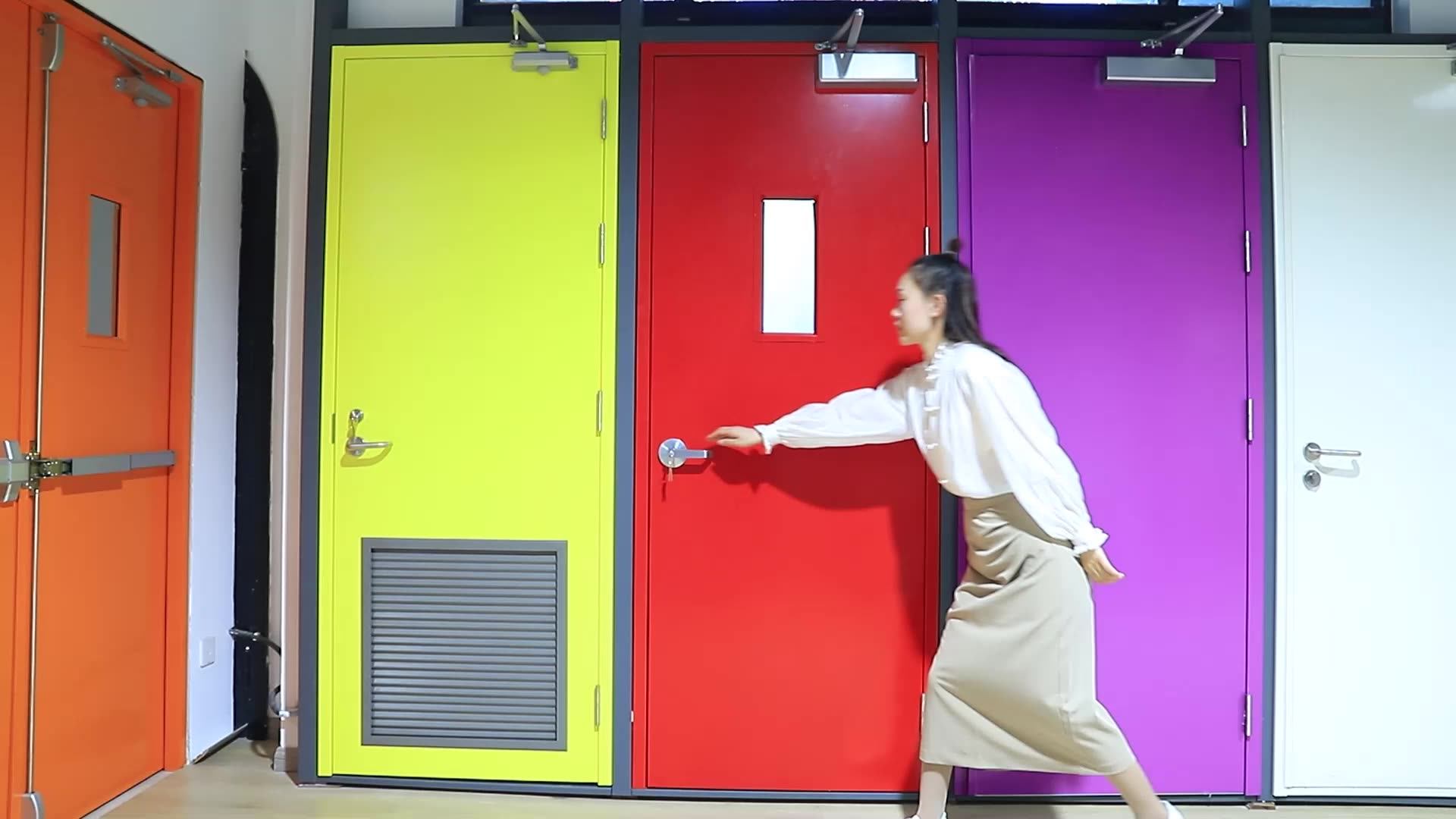 Ul Listed 1 2 3 Hour Metal Fire Doors Rated Steel Fire Rated Hollow ...