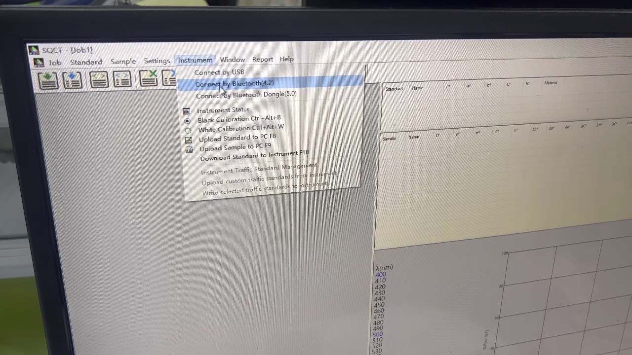 3nh 45/0 Ys4560 Precision Spectrophotometer Replace Byk Gardner Spectro-guide 45/0 Gloss 6801 ...