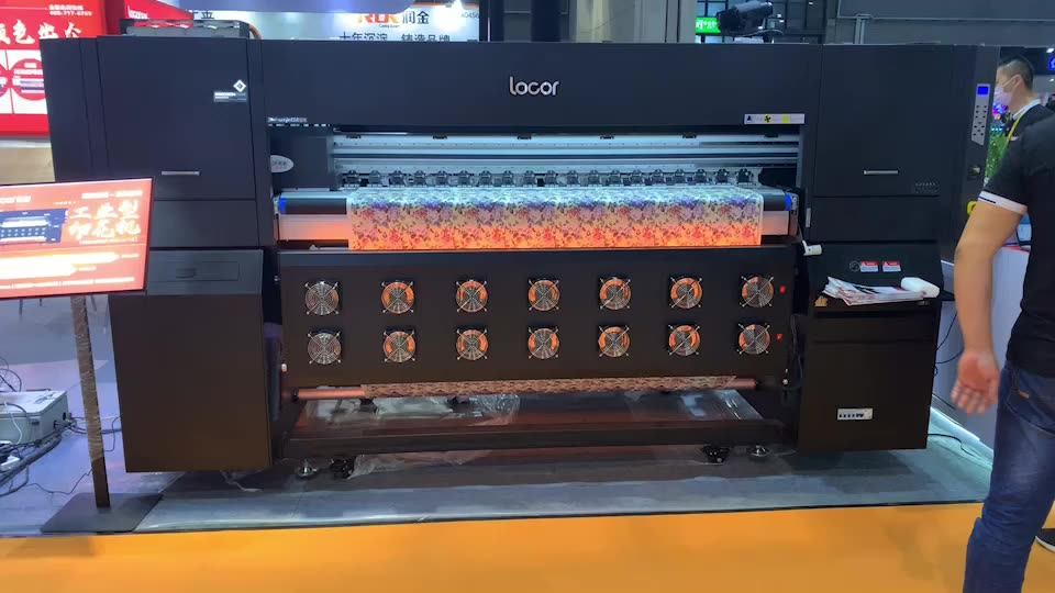Locor Heavy Duty Industrial Fast Speed 8 Heads Sublimation Printer 1.8m ...