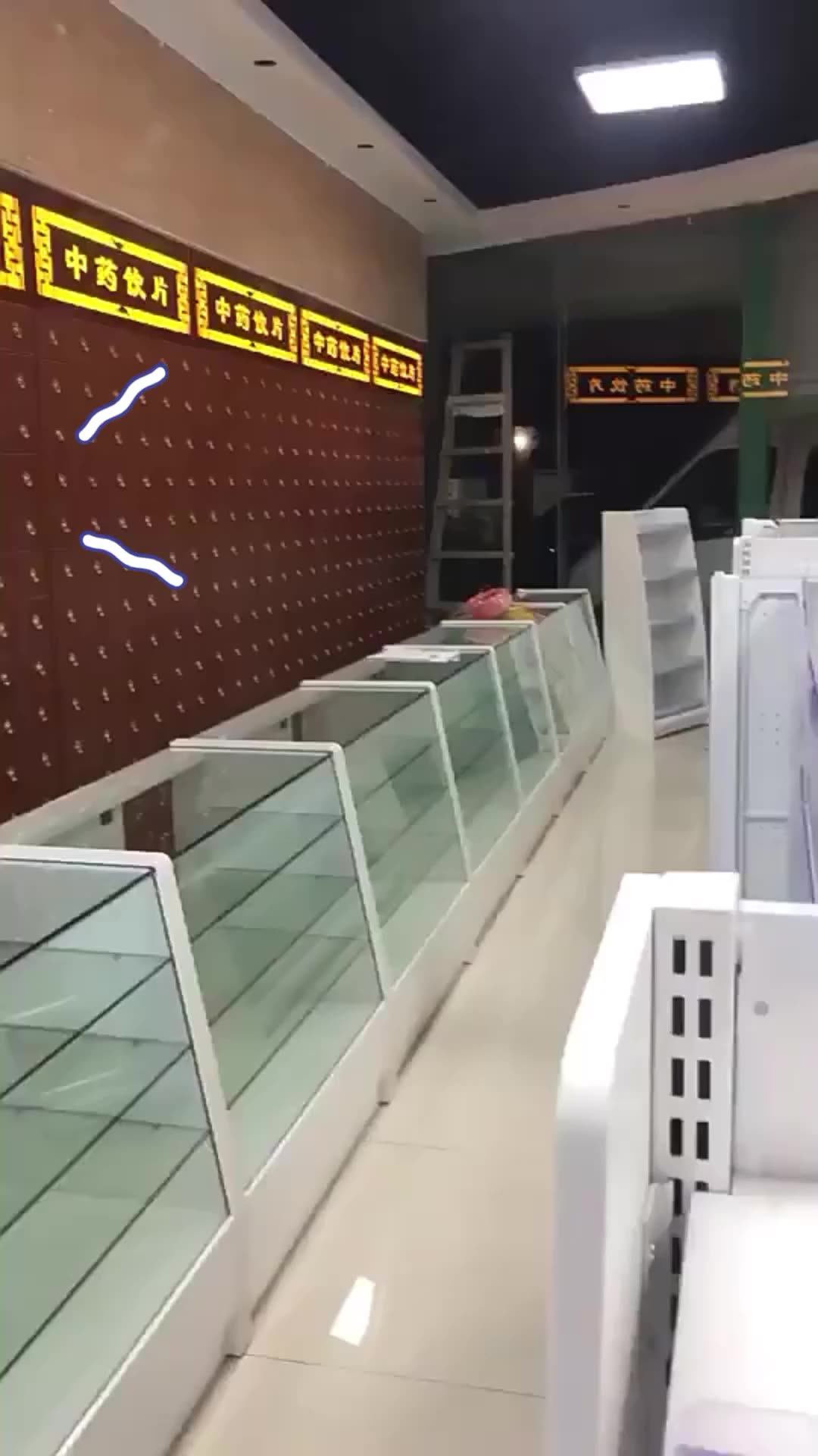 Wooden Pharmacy Shop Interior Design Retail Medical Shop Medicine ...