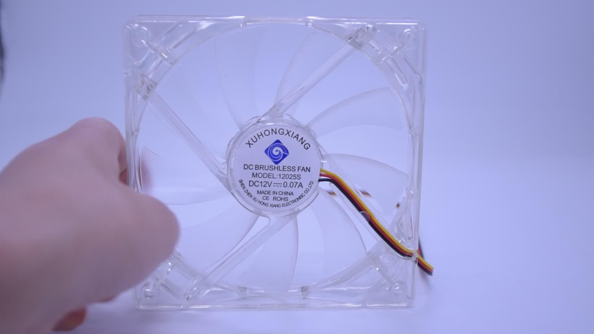 Axial Flow Fans New Transparent Ce 120mm 12v 24v 48v Server Cabinet ...