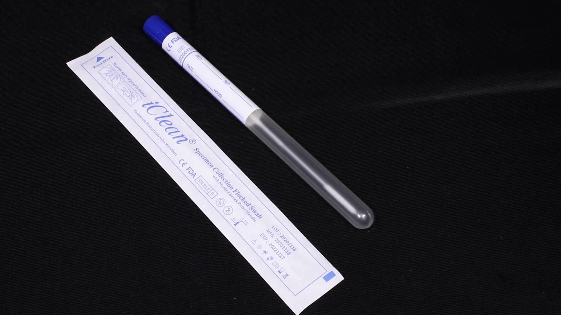 Dna Test Medical Disposable Sampling Nylon Transport Specimen Collect ...