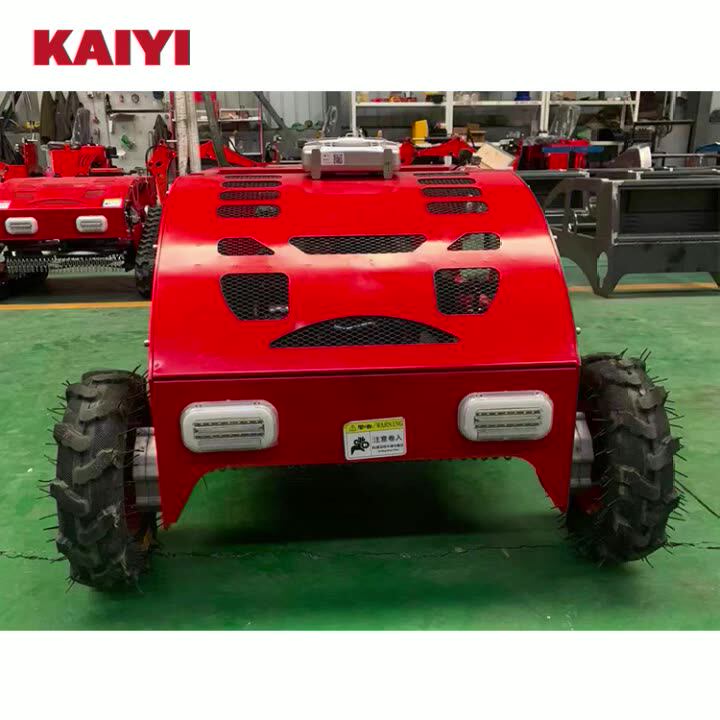 Crawler Robot Lawn Mower Self Propelled Remote Control Walking Tractor ...