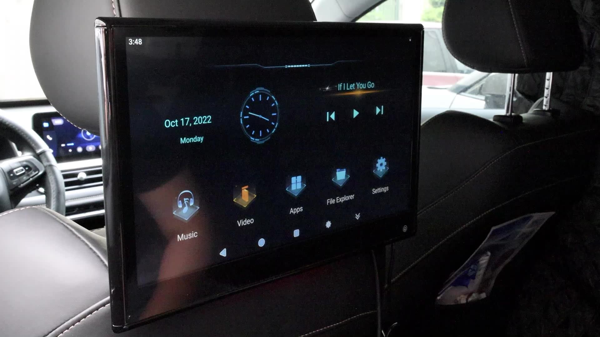 4k Screen 8 Cores 13.3 Inch Wifi Android Headrest Car Monitor Touch ...