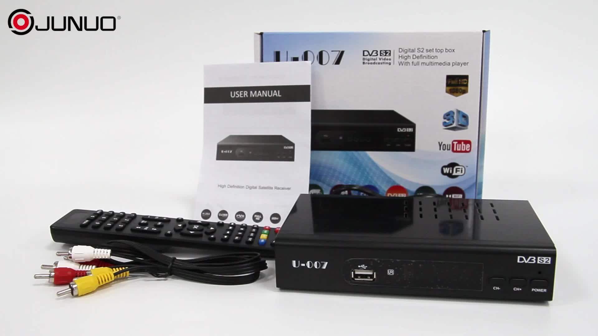 Junuo Hd Free To Air Lnb Gx6605s Chipset Dvb S2 Dvb C Combo Decoder ...