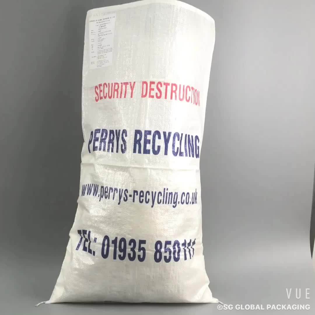 Qingdao Food Grade Packaging 25kg 50kg Pp Corn Wheat Flour Bag - Buy ...