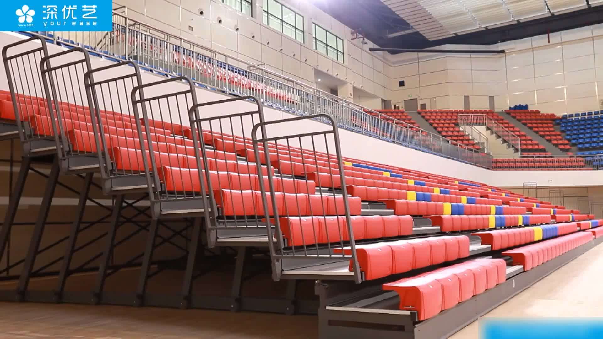Yourease Indoor Electric Stadium Retractable Tribune Seating Mobile ...