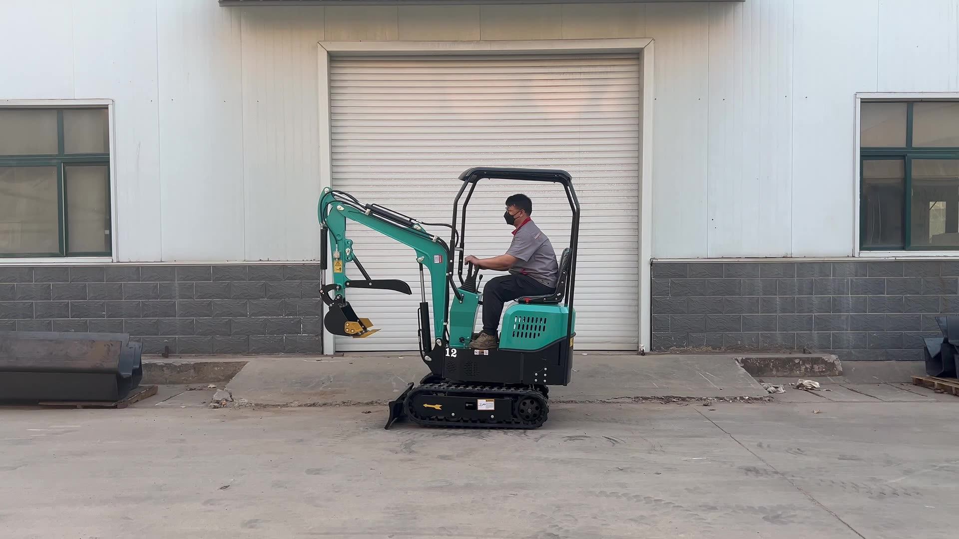 Chinese Cheap Mini Excavator Digger Excavator Excavator 1 Ton Compact ...