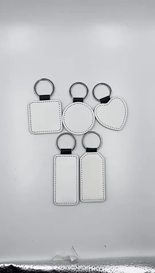 Top Quality Sublimation Leather Keyholder Blank Sublimation Double ...