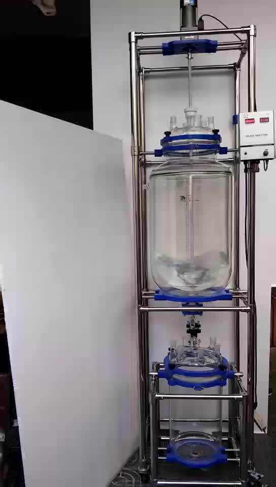 Continuous Stirred Tank Reactor Chemical Lab Jacketed Glass Reactor ...