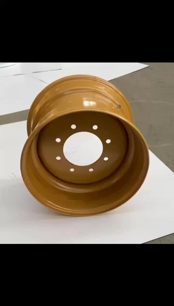 Matching 12-16.5 Tyre Skid Steer Loader Rim 8 Holes 9.75x16.5 ...