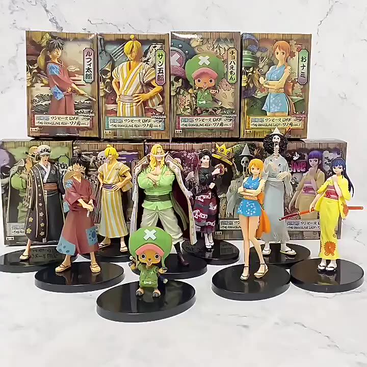 20 Styles Japanese Pvc Anime Figure 1 Piece Figure Luffy Zoro Shanks ...