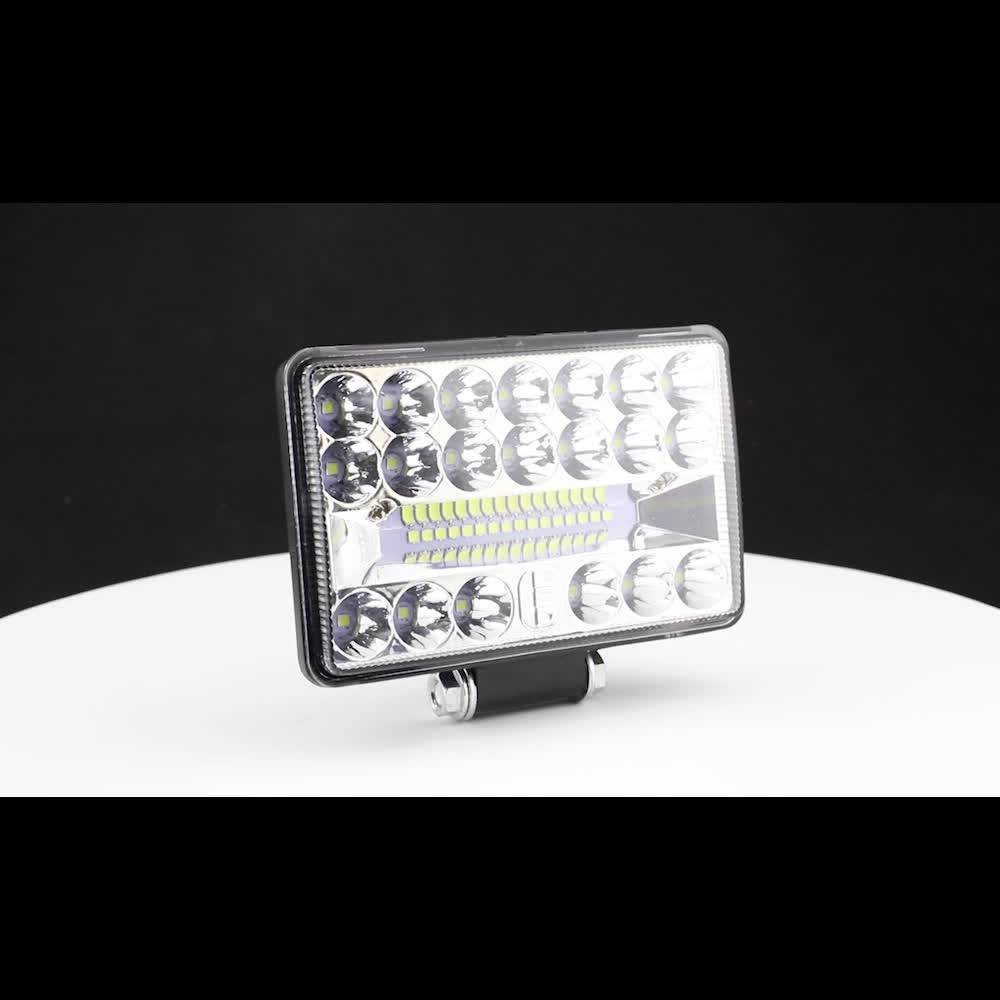 Dxz 4 Inch 108w Ultra Bright Car Led Light High / Low Light Combo Drl ...