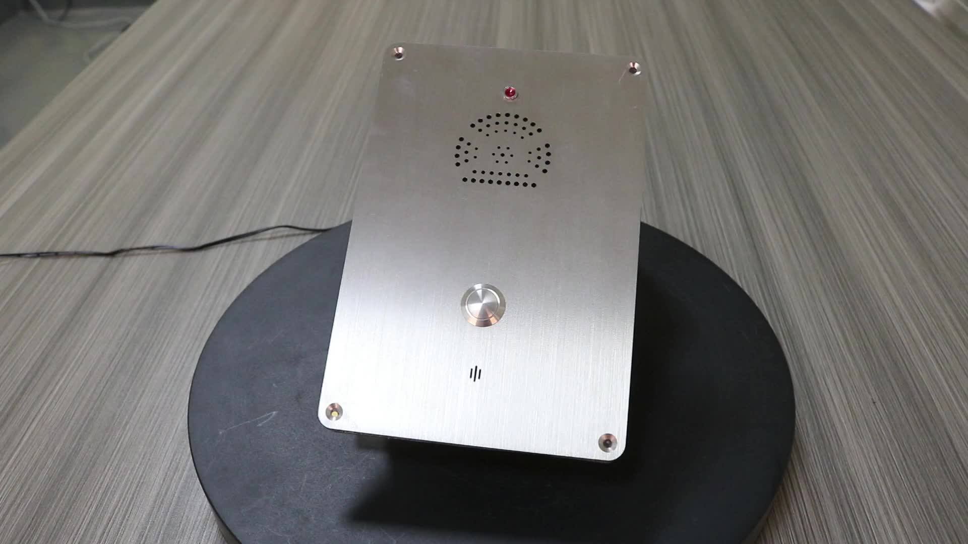 Flush-panel Hands-free Voip Intercom,Stainless Steel Elevator Help ...