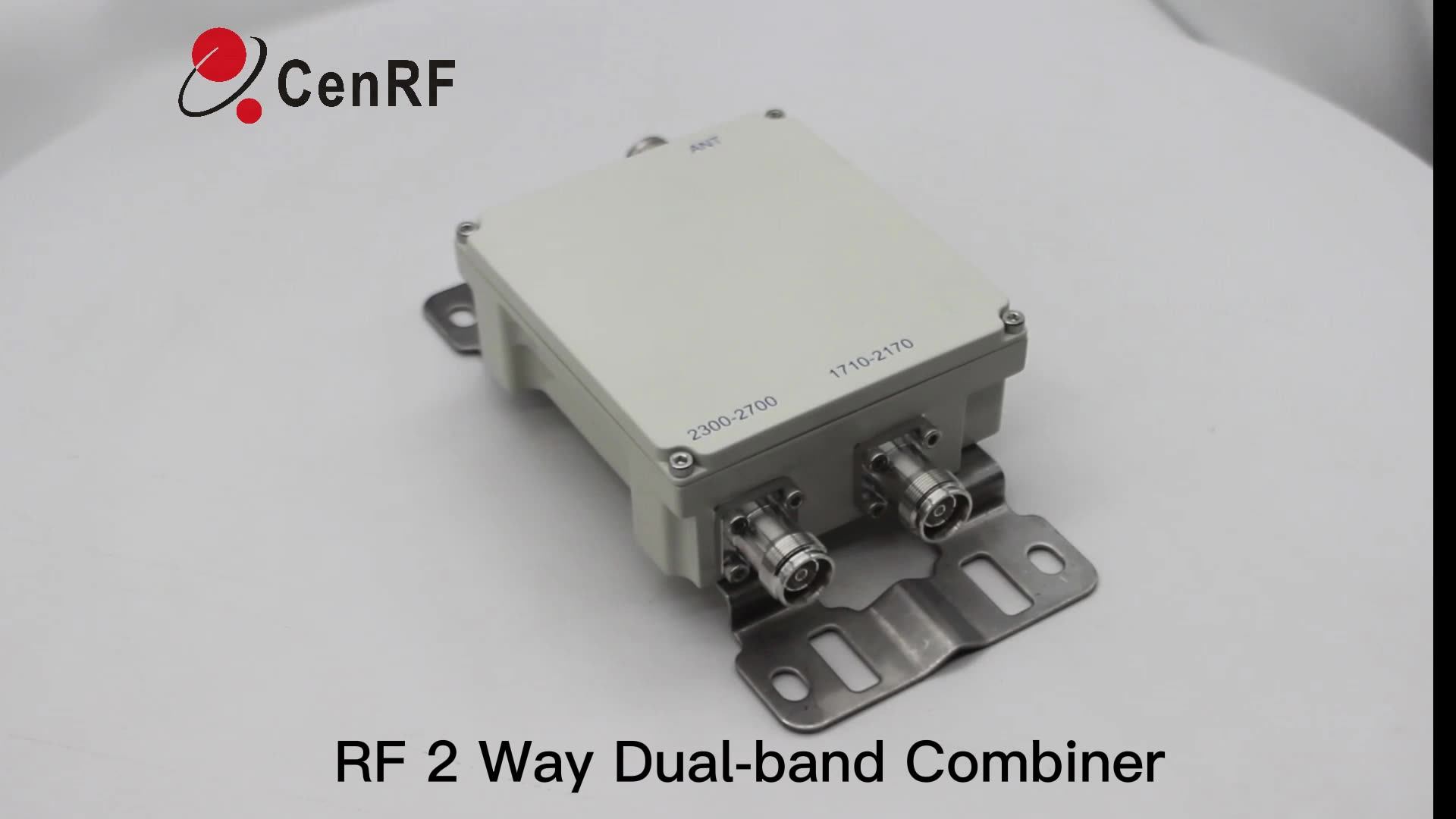Rf Combiner 2 In 1 Out 2 Way 698-3800mhz Din Female 7/16 Dual-band ...