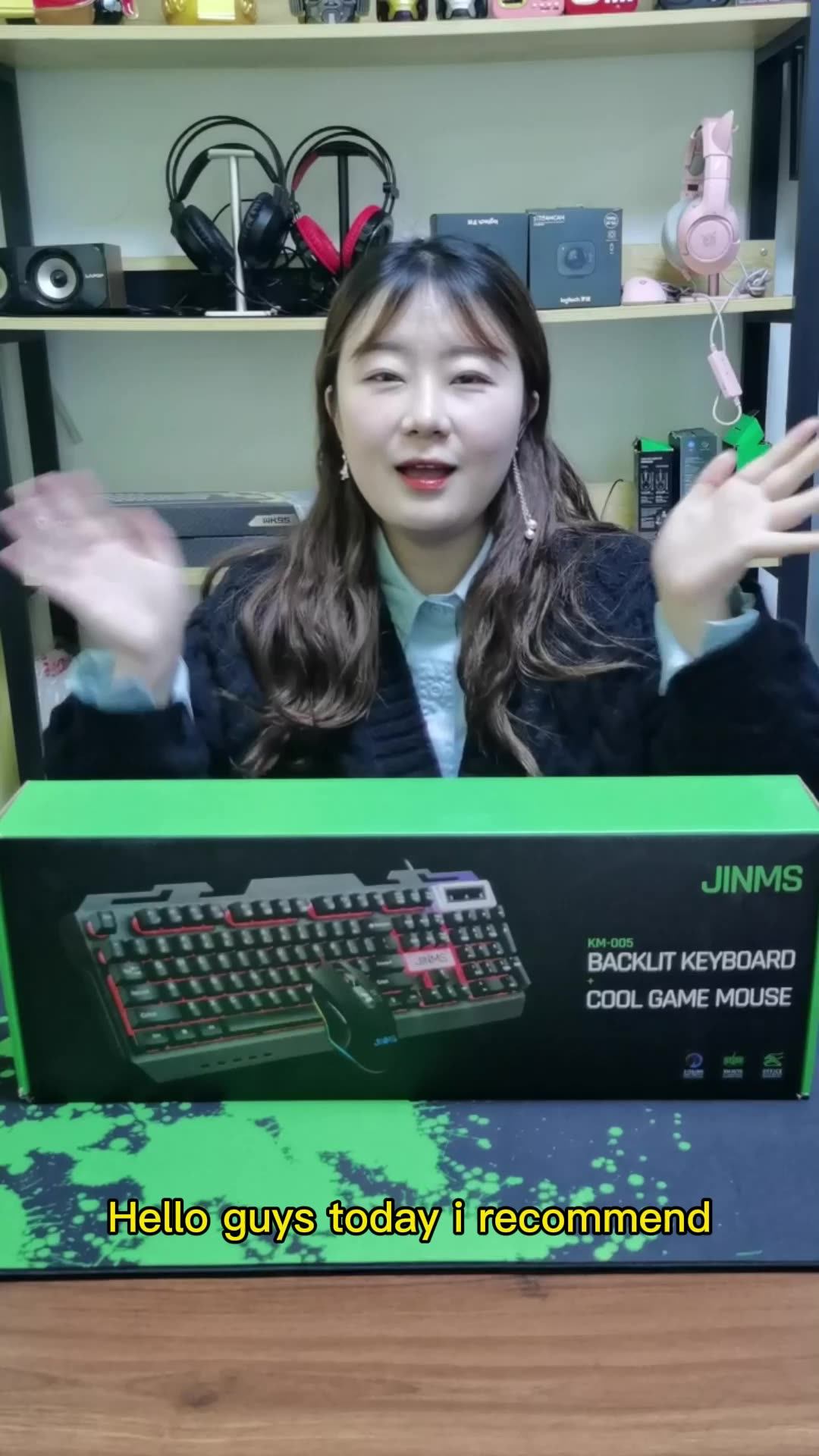 Jinms Km005 Gaming Keyboard And Mouse Set Free Sample Wired Mechanical ...