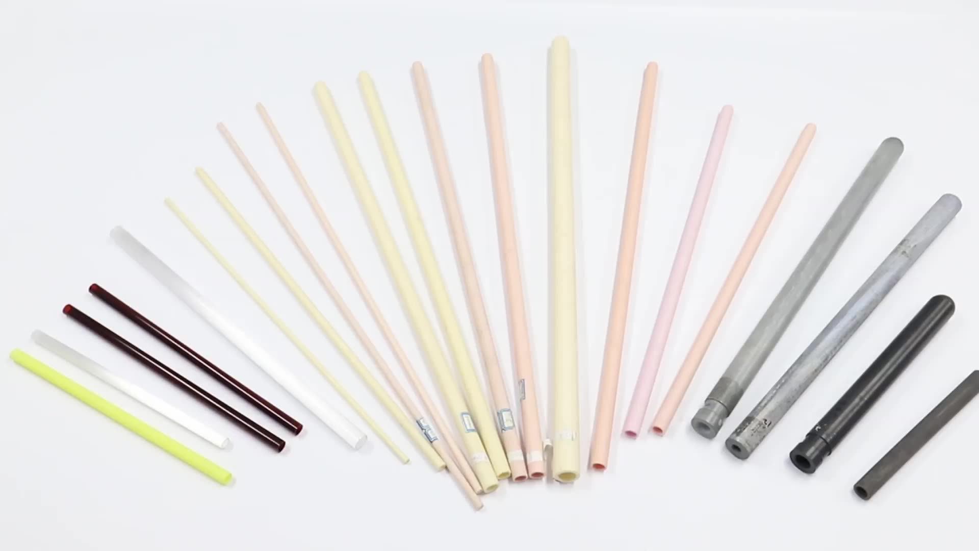 One End Closed C610 C710 C799 Material Thermocouple Ceramic Tube For ...