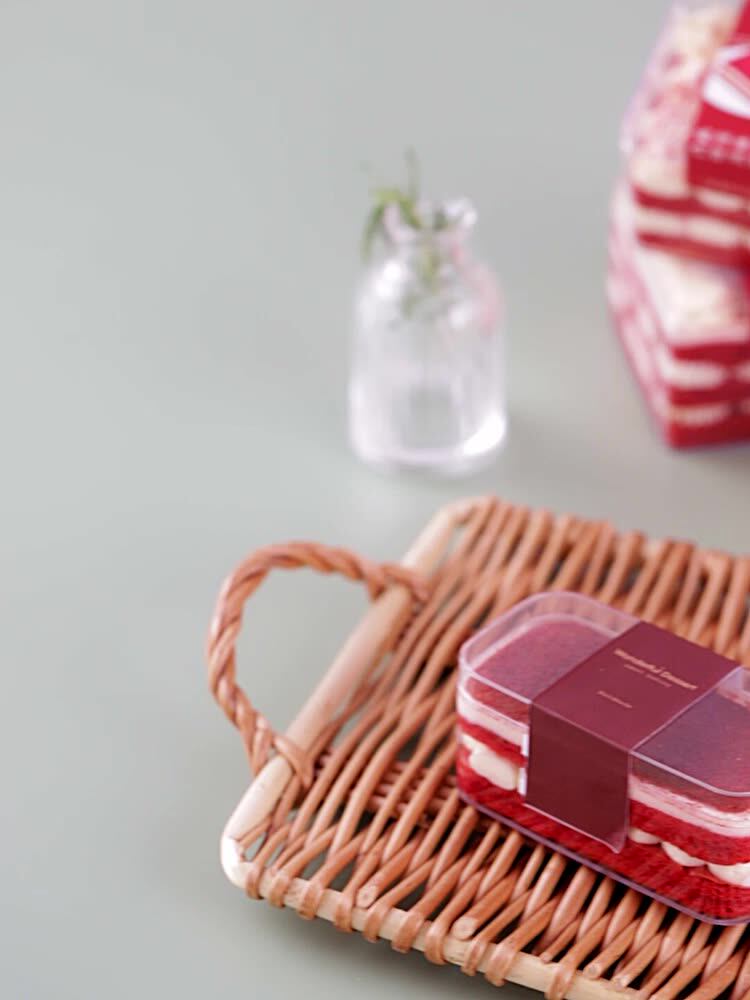 Transparent Hard Plastic Boxes Mini Mousse Cake Dome Container Clear ...