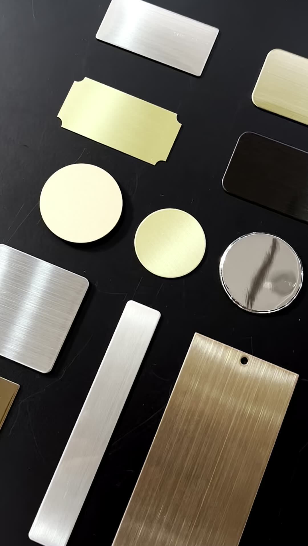 Aluminum Labels Tags Nameplates For Equipment Blank Anodized Metal ...