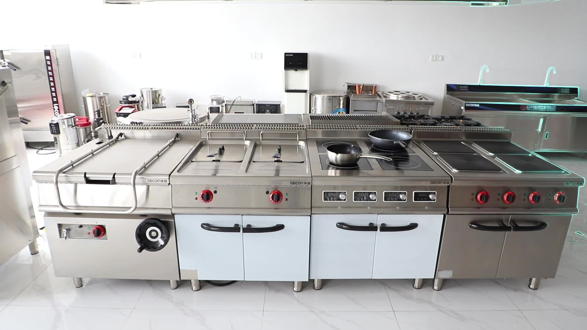 Commercial Catering Fast Food Restaurant Kitchen Equipment With Gas ...