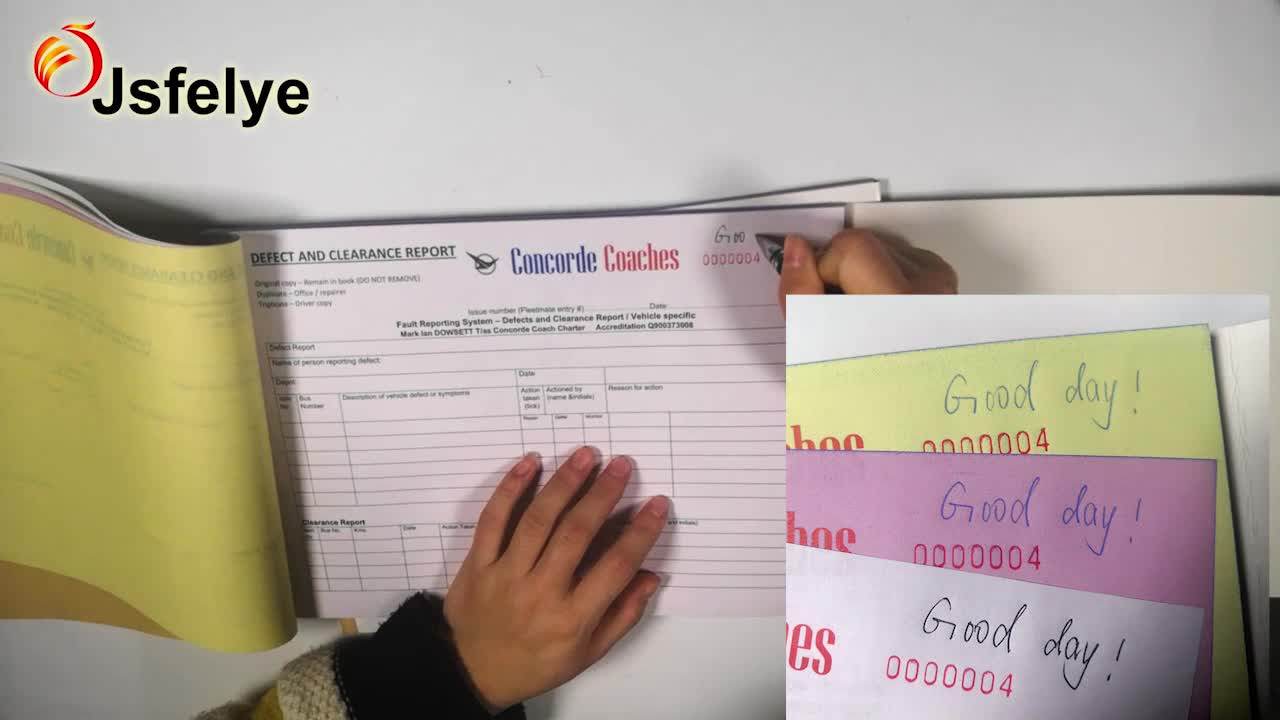 Custom Printing 3 Part Delivery Note Carbonless Ncr Sales Duplicate ...