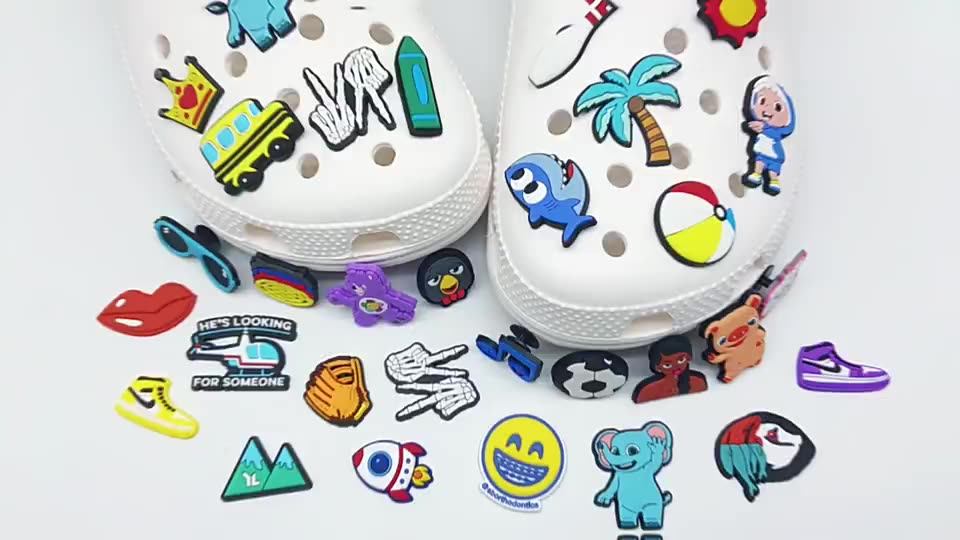 2022 New Hot Wholesale Pvc Croc Charms Custom Designer Charms For Croc ...